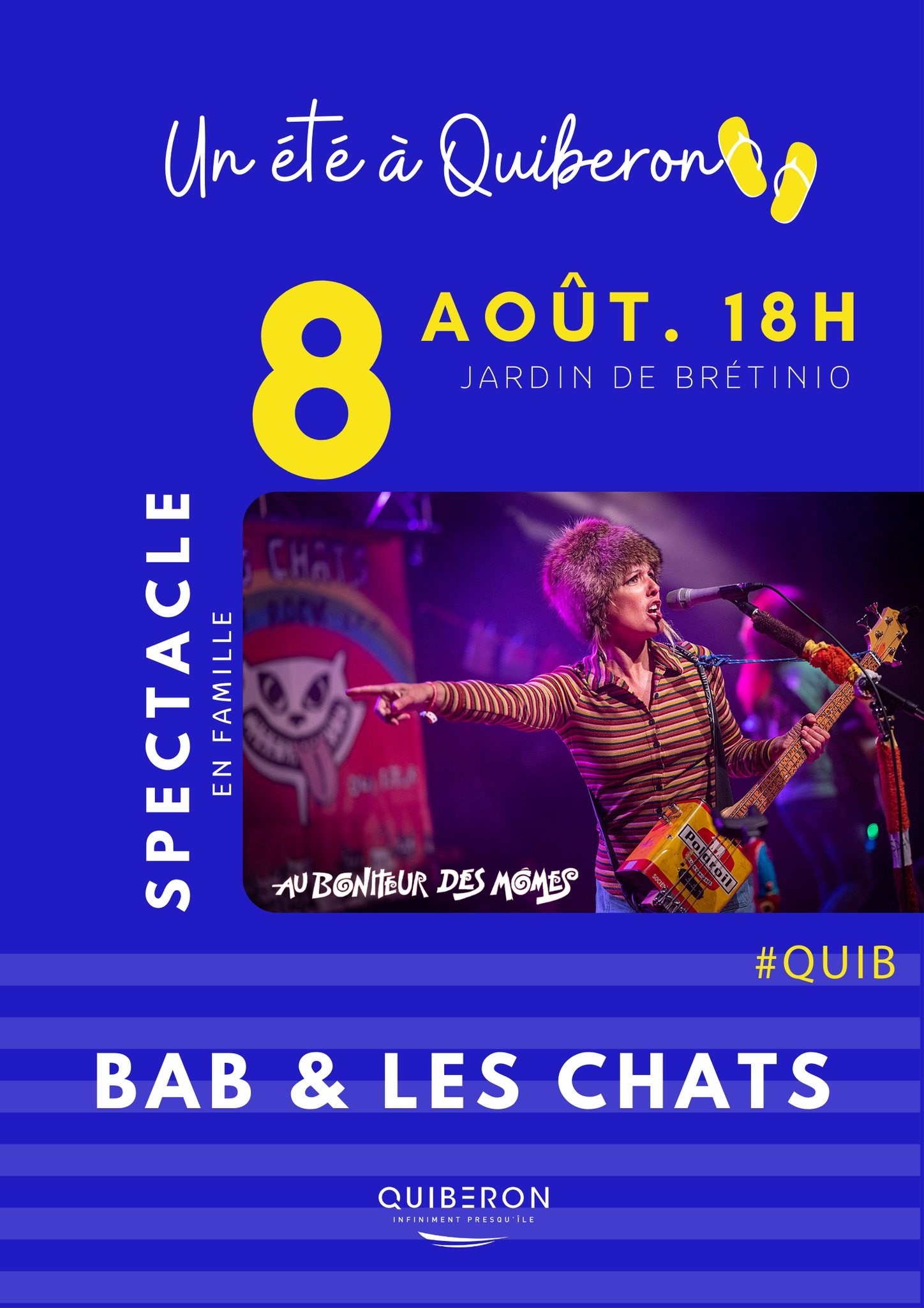 Concert De Bab Et Les Chats à Quiberon